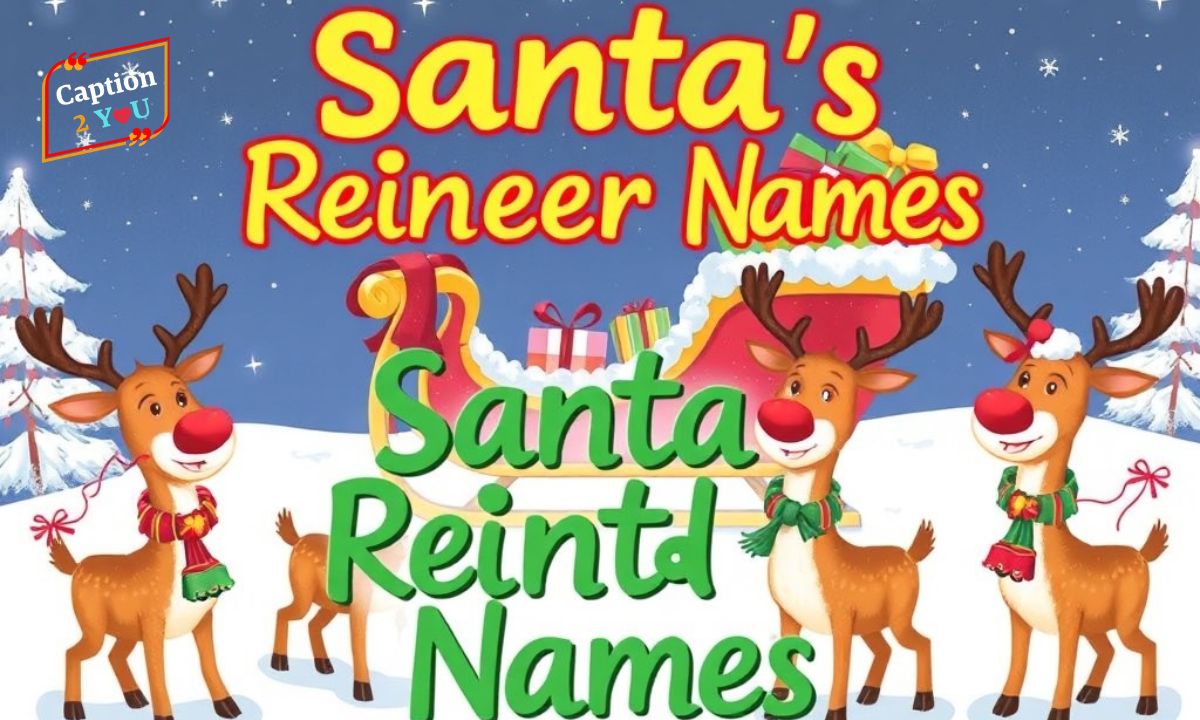 Top 180 Santa’s Reindeer Names: Classic, Funny & Creative Ideas for ...